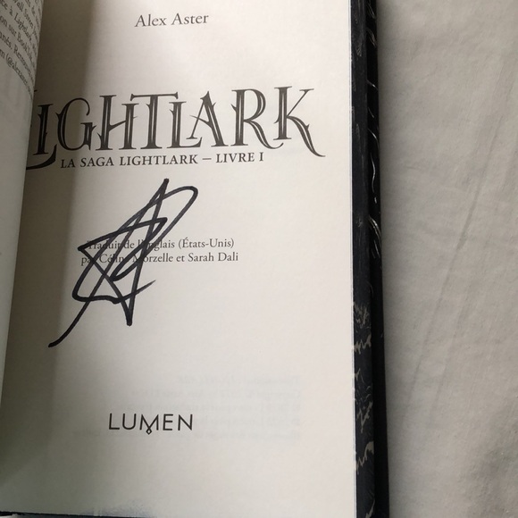 Other | Handsigned French Exclusive Edition Of Lightlark And Nightbane ...